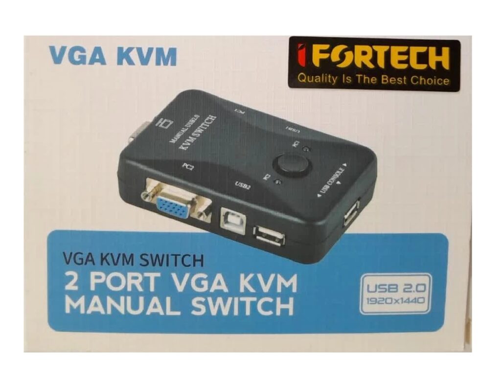 قیمت سوئیچ دستی IFORTECH USB KVM 2PORT IF-2UK به صورت عمده | عمده کام